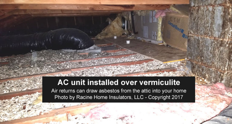Vermiculite Attic Insulation - Asbestos? - Racine Home Insulators, LLC